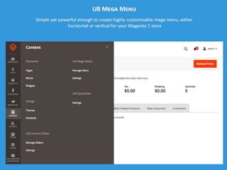 UB Mega Menu for Magento 2 | PPTX