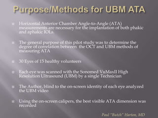 Ubm v oct poster escrs 2010 | PPT