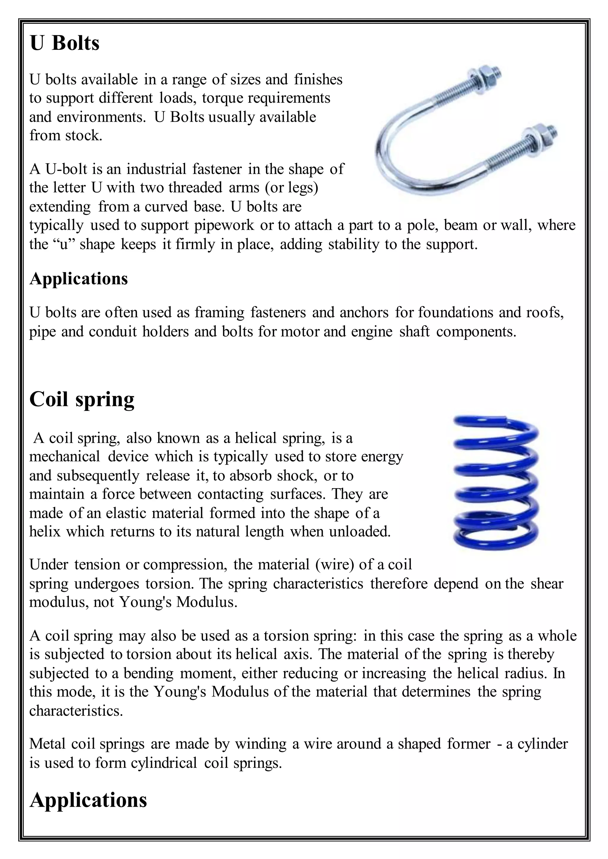 Mechanical Components Docx