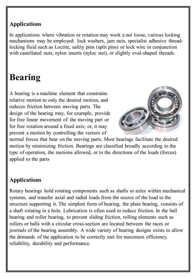 Mechanical Components Docx