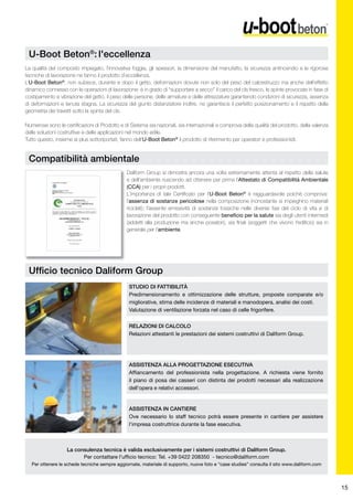 Solaio bidirezionale a piastra alleggerito con U Boot Beton di Daliform ...