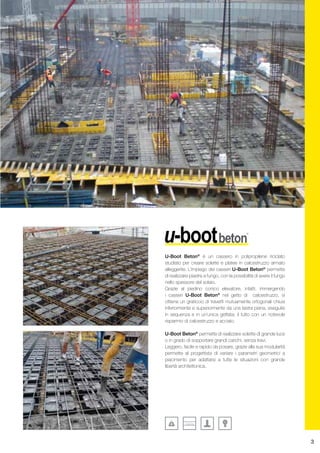 Solaio bidirezionale a piastra alleggerito con U Boot Beton di Daliform ...