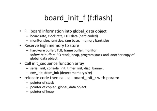 Uboot startup sequence | PPT