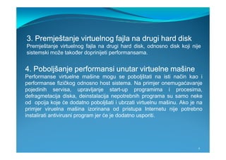 Ubrzanje virtuelne masine | PDF