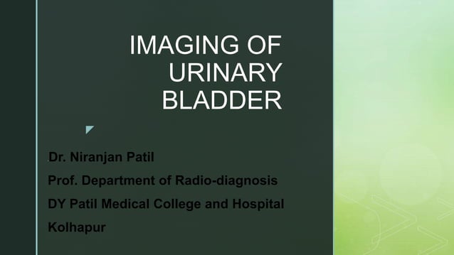 Urinary Bladder imaging | PPTX | Pregnancy | Reproductive Health