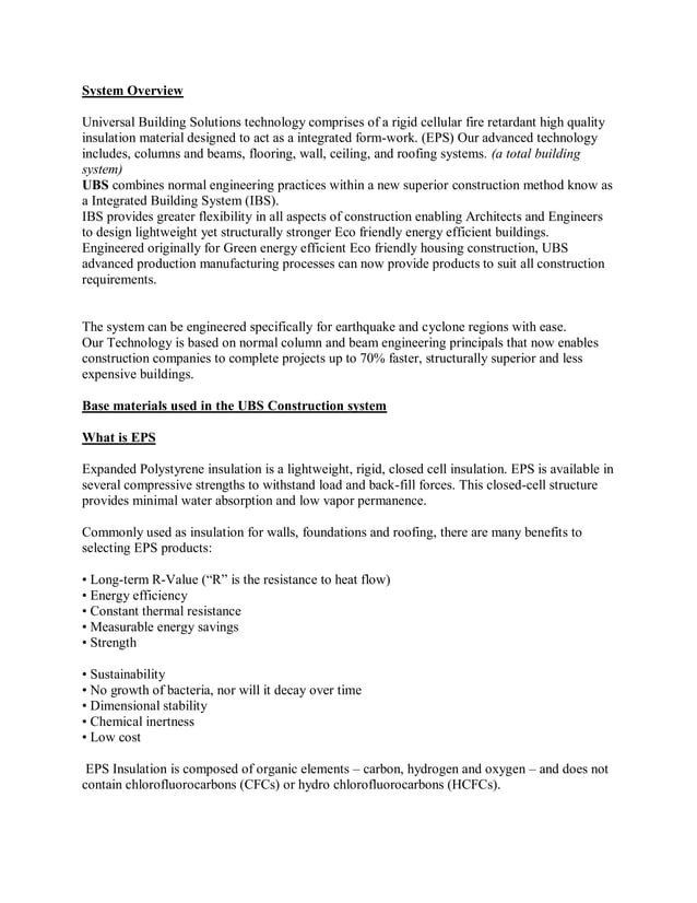 Ubs building system pdf | PDF | Construction Industry | Industries