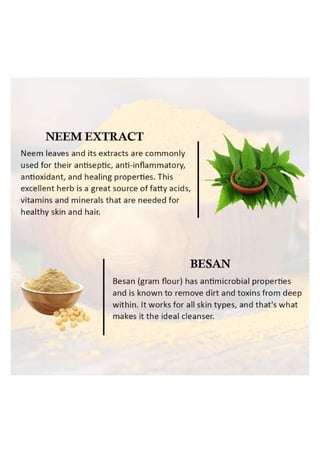 Aegte Organic Besan & Rice Ubtan Face Wash | PDF | Free Download