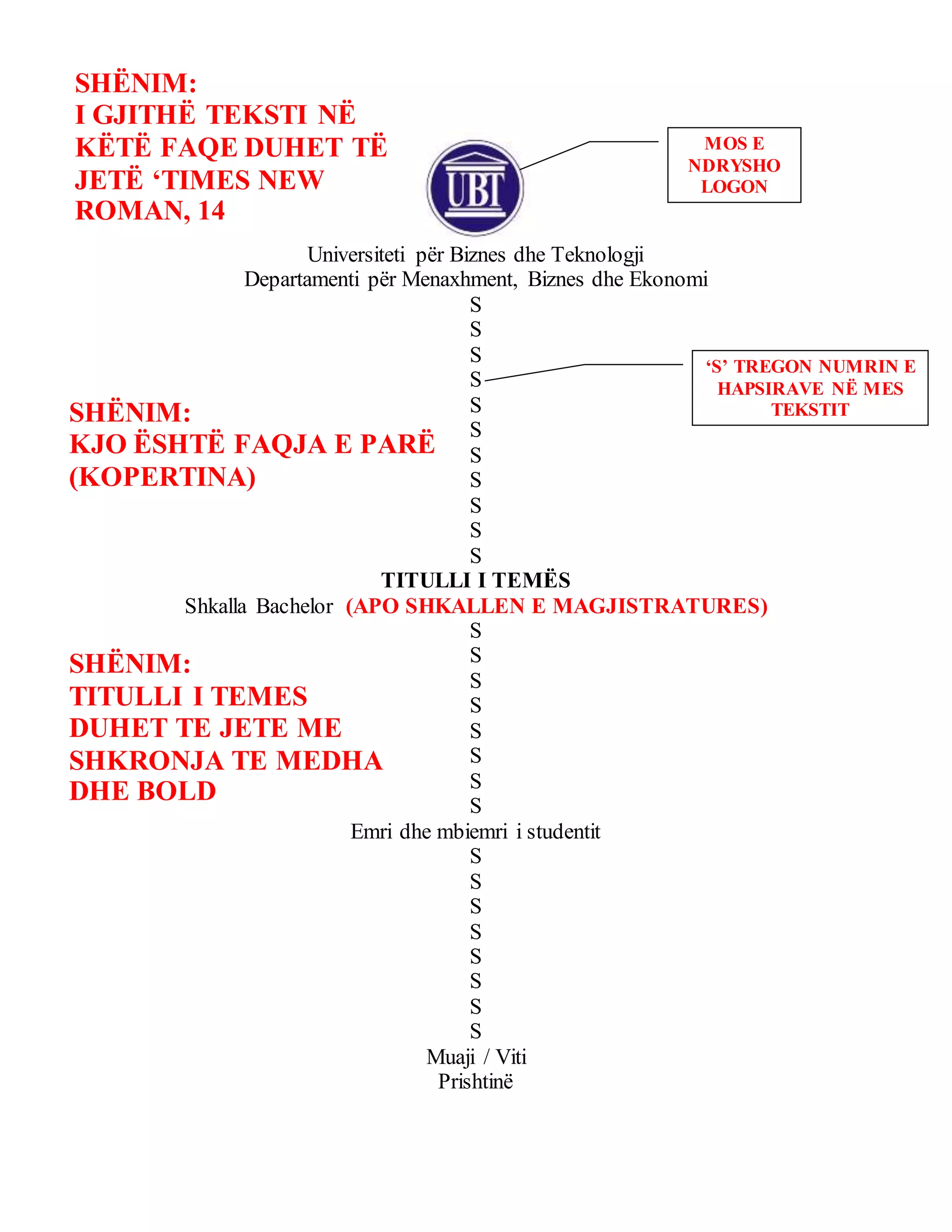 Ubt instruksione per teme | DOCX
