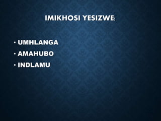 Ubuciko bomlomo slides | PPTX