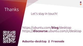 Ubucon 19 - The making of ubuntu desktop for 20.04
