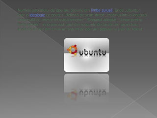 Ubuntu | PPT