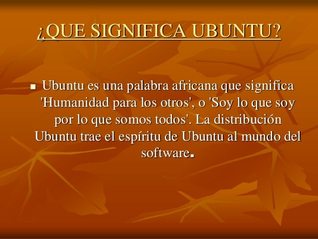 Ubuntu