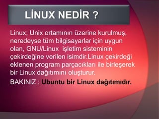 Ubuntu Sunum | PPTX