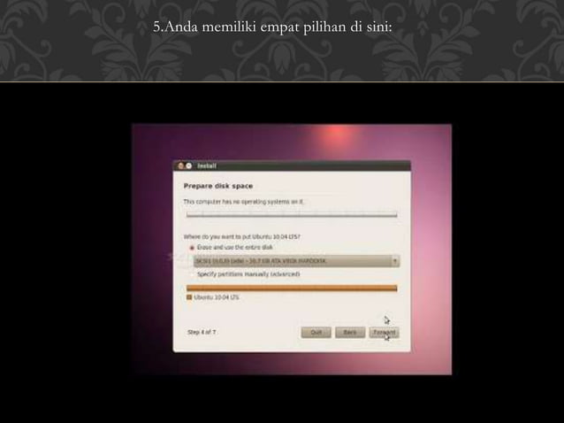 INSTALASI UBUNTU | PPTX