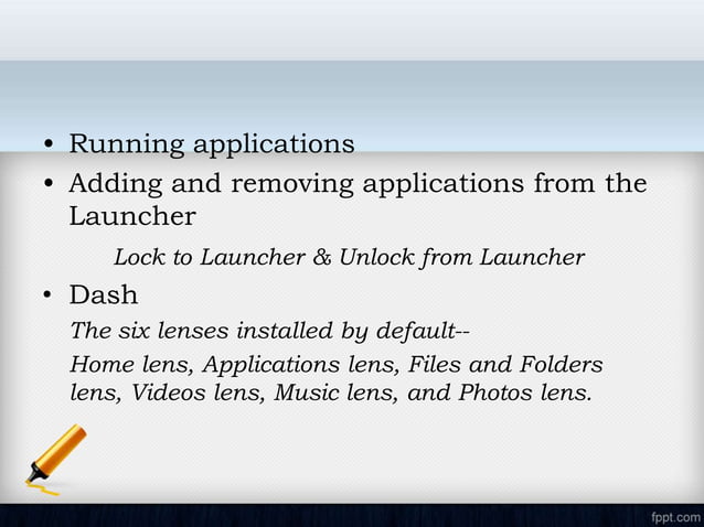 Ubuntu(Linux) | PPTX | Operating Systems | Computer Software and Applications