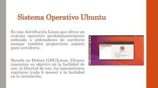 Ubuntu Desktop - Server | PPTX