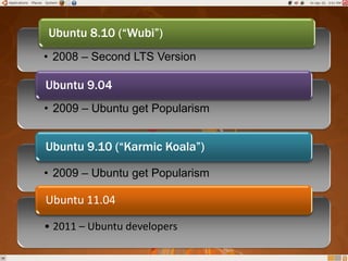 Ubuntu{Bazarali} | PPTX | Operating Systems | Computer Software and Applications