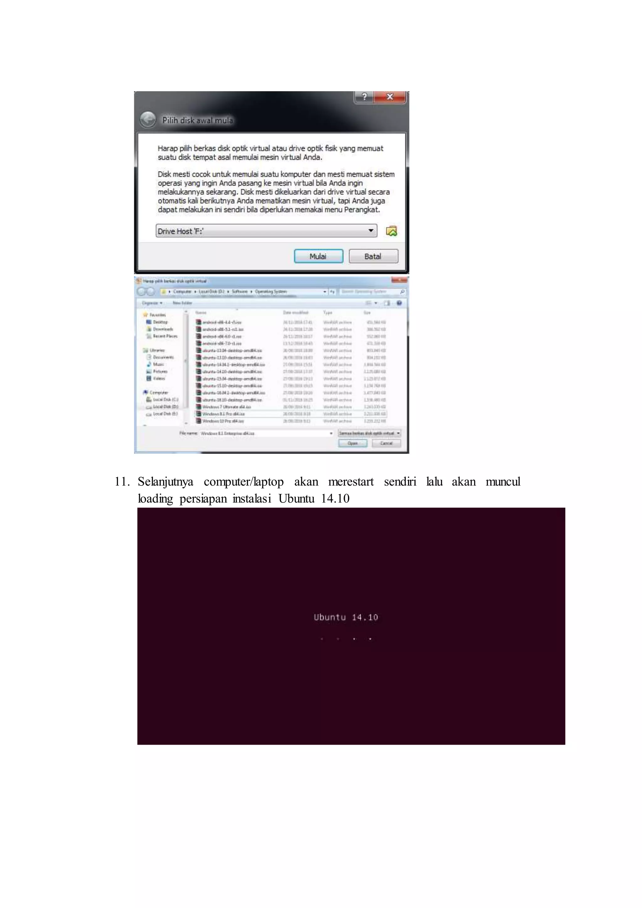 Instalasi Ubuntu 14.10 (Utopic Unicorn) | PDF