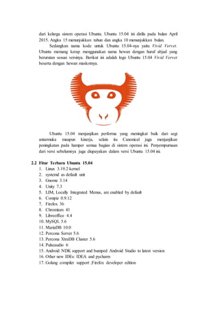 Ubuntu 15.04 (Vivid Vervet) | DOCX