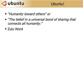 Ubuntu | PPT