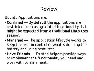 Ubuntu Application Lifecycle | PPT