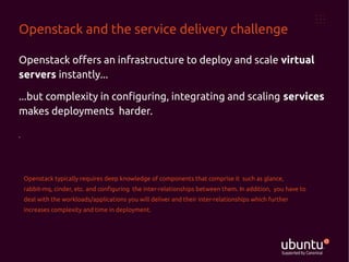 Ceph Day Santa Clara: Deploying Ceph and OpenStack with Juju | PPT