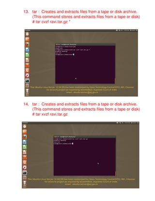 Ubuntu commandline. | PDF