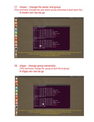 Ubuntu commandline. | PDF