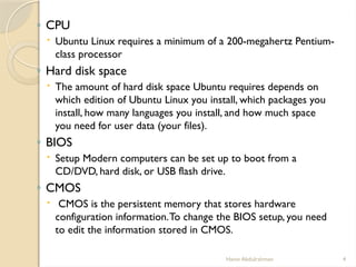 ubuntuinstallaion guide required for installation | PPT