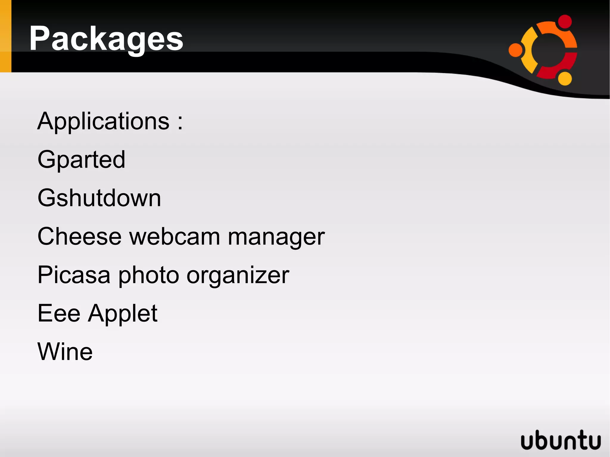 Ubuntu presentation | PPT