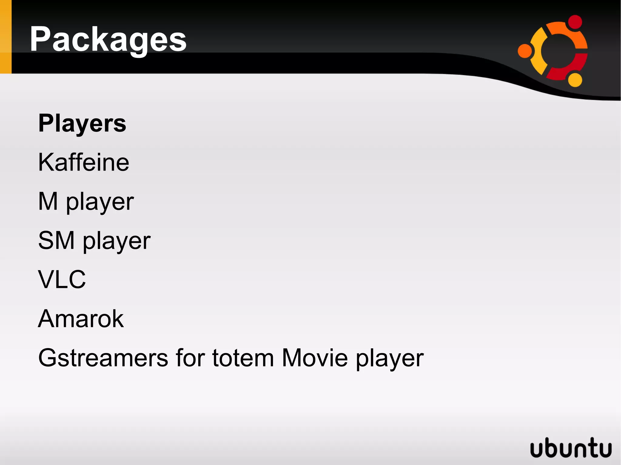 Ubuntu presentation | PPT