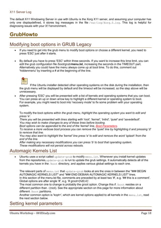 Ubuntu Workshop Kit - Study Material | PDF