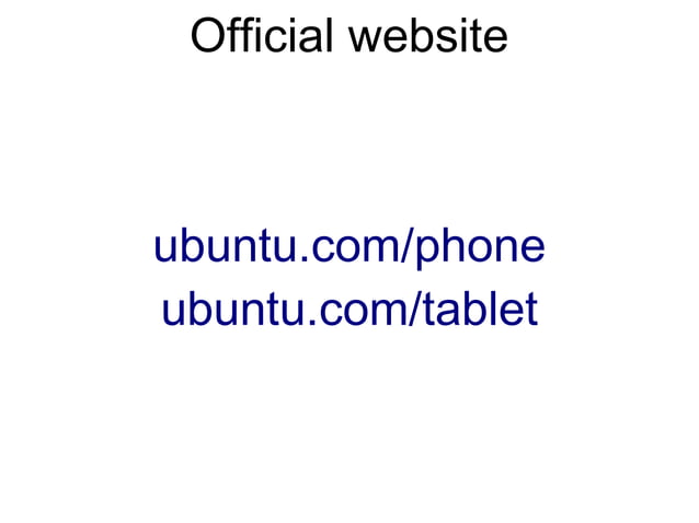 Ubuntu touch | ODP
