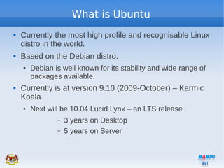 MOE Ubuntu Desktop training | PPT