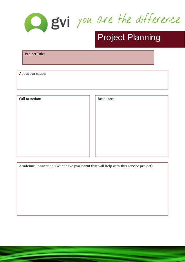 Project overview handout