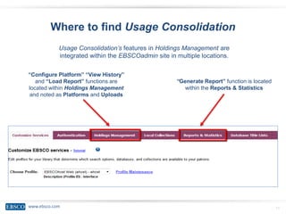 EBSCO Usage Consolidation HLM-ENET Comparison | PPT