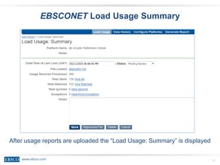 EBSCO Usage Consolidation HLM-ENET Comparison | PPT