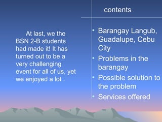 UC Nursing CESDEV 2 B Langub Mix | PPT