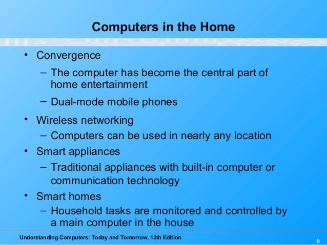 Understanding Computers: Today and Tomorrow, 13th Edition Chapter 1