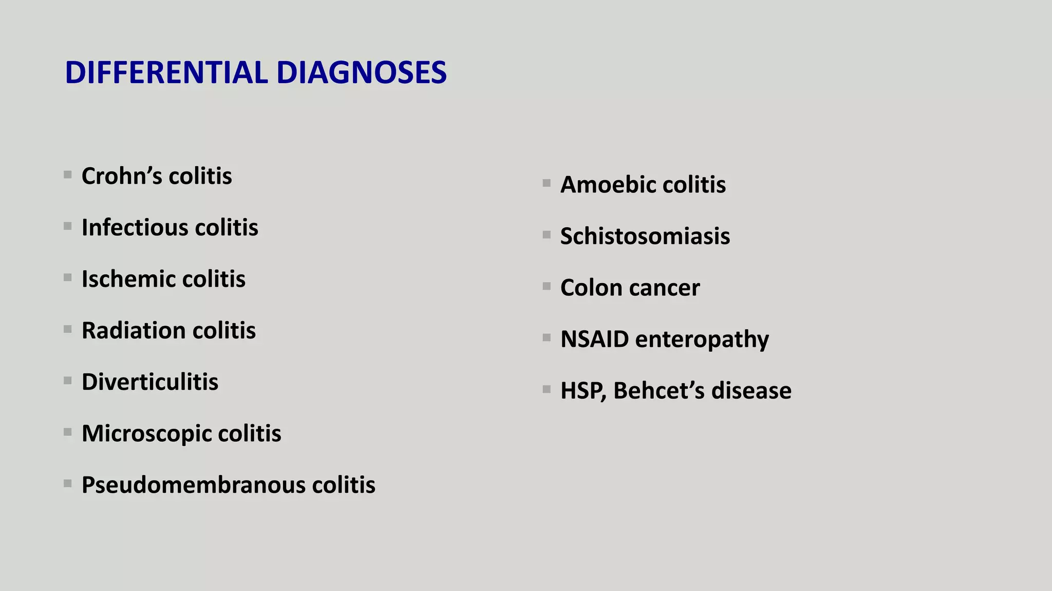 ULCERATIVE COLITIS MANAGEMENT | PPTX