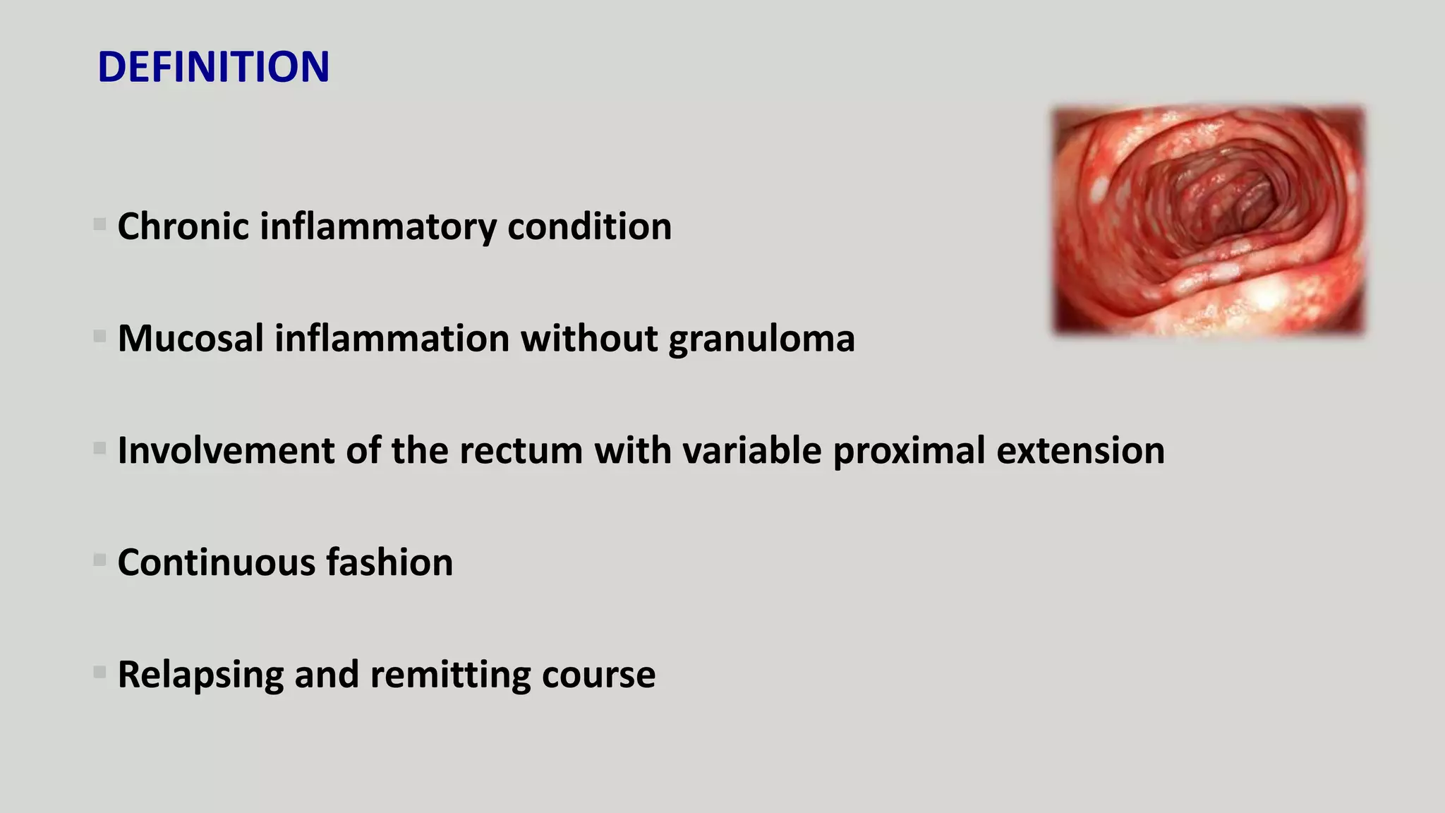 ULCERATIVE COLITIS MANAGEMENT | PPTX