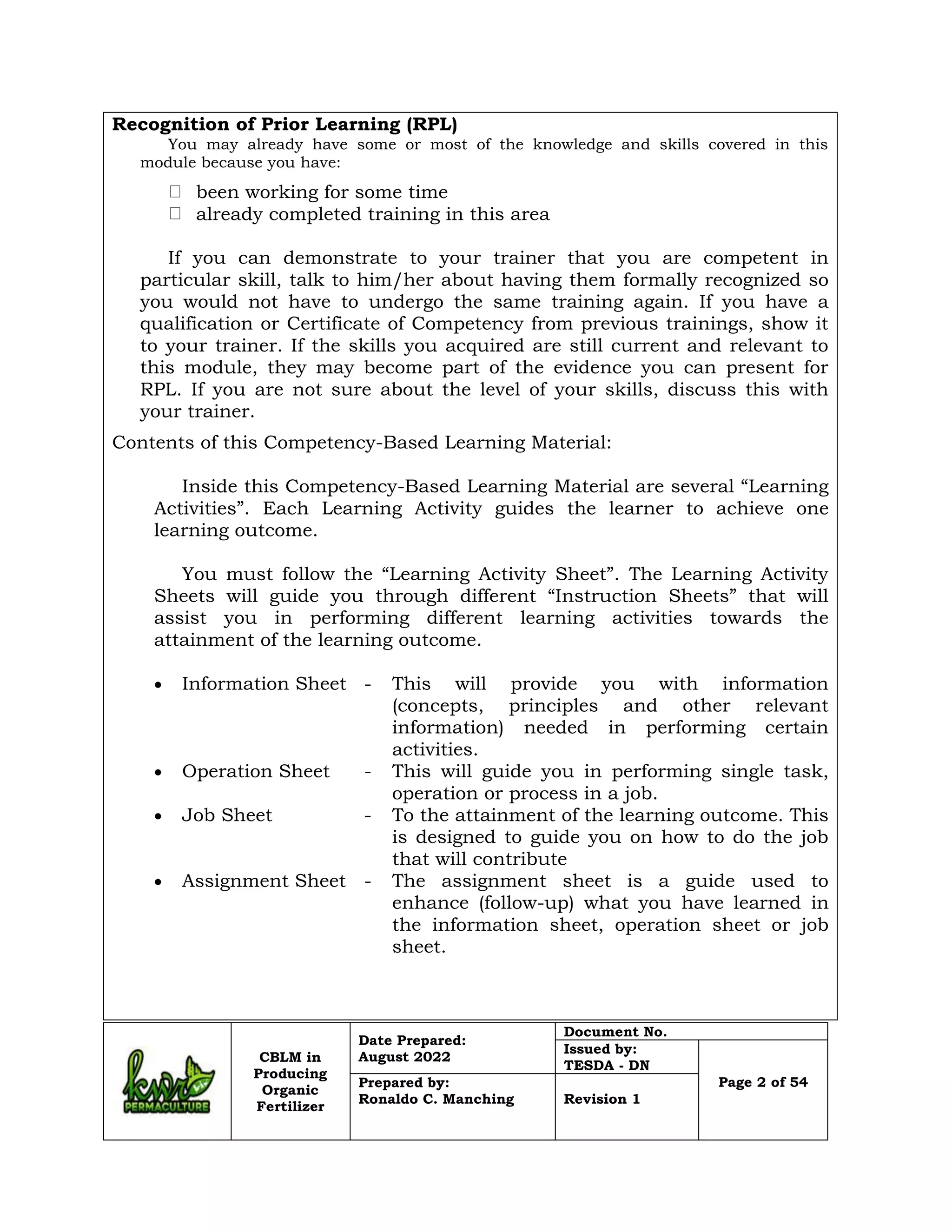 UC3 CORE CBLM (Organic Fertilizer).docx