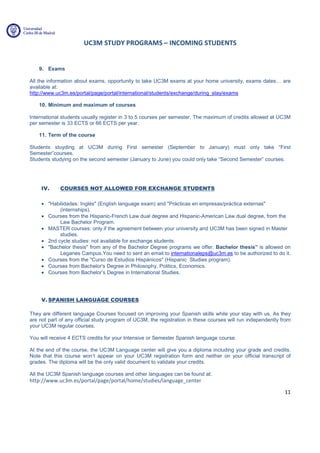 UC3M Study Programs | PDF