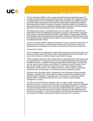 Uc4 wp one_automation_us | PDF