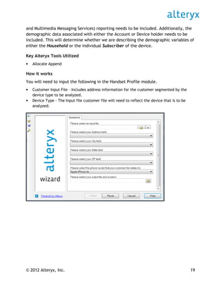 Alteryx Telco Use Cases | PDF