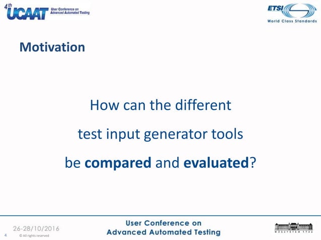 Evaluating code-based test-generator tools | PPT