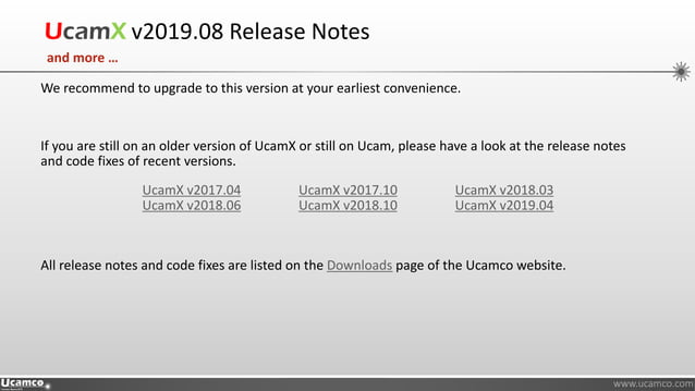 Ucam x v2019.08 Release Notes (EN) | PDF | Operating Systems | Computer ...