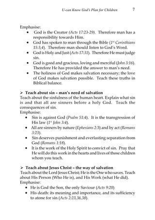 U CAN KNOW GOD'S PLAN FOR CHILDREN | PDF