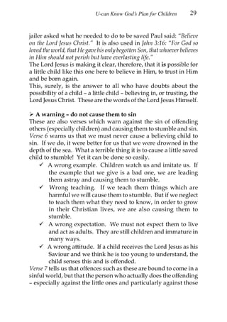 U CAN KNOW GOD'S PLAN FOR CHILDREN | PDF