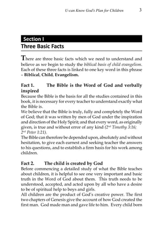 U CAN KNOW GOD'S PLAN FOR CHILDREN | PDF